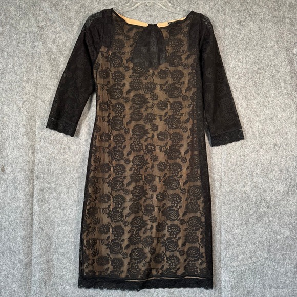 VENUS | Dresses | Y2k Venus Lace Dress Womens 2 Open Back Black ...